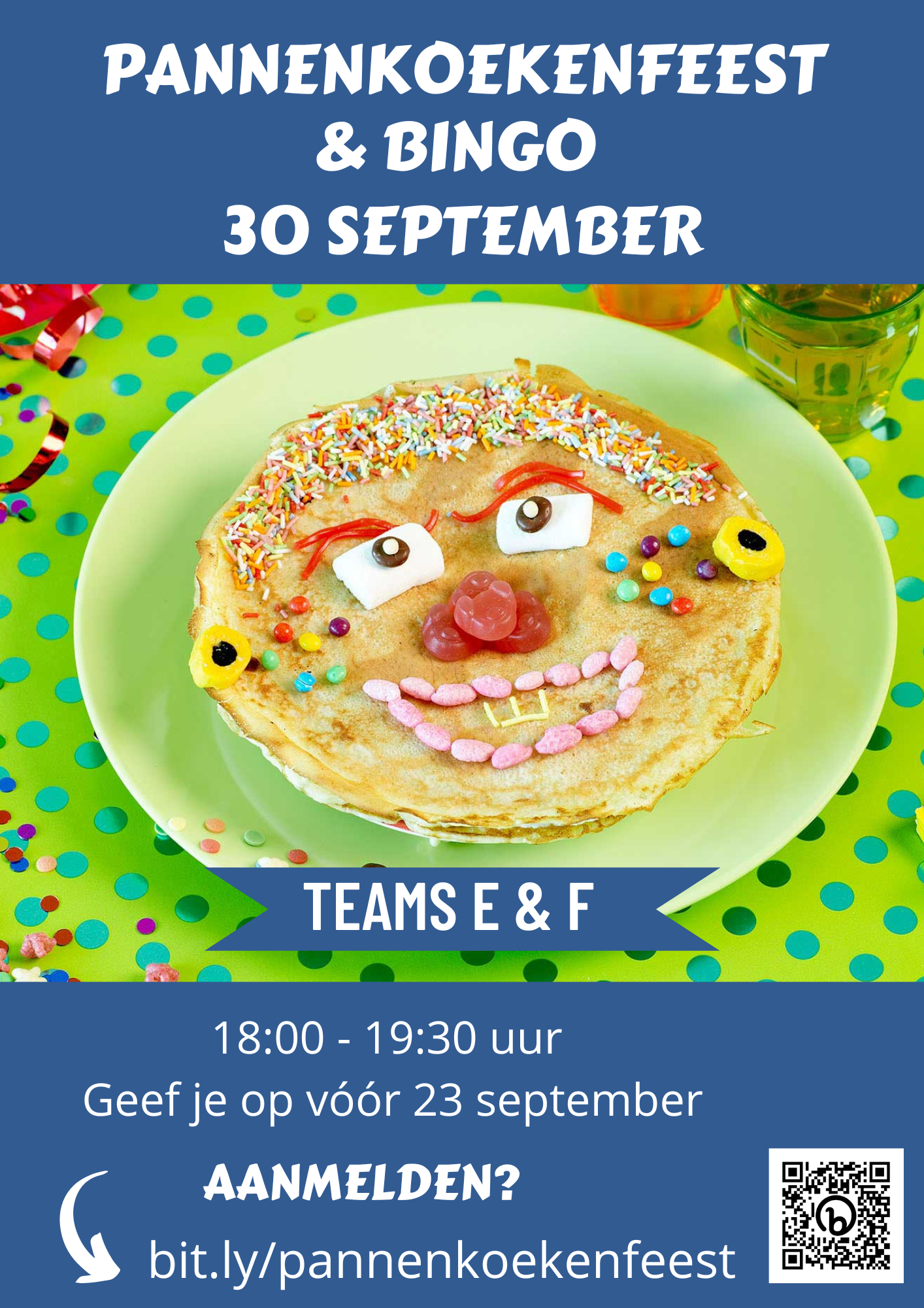 Pannenkoeken feest E&F | CKV Spirit Voorthuizen